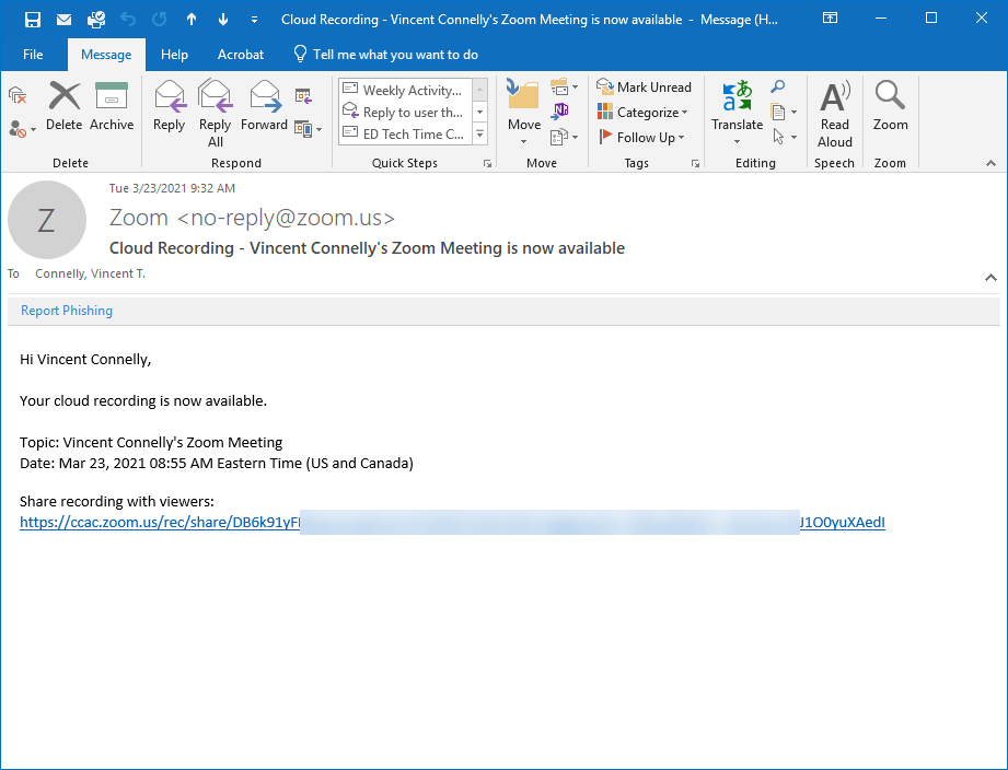 Zoom Meetings Advanced Guide (from your computer) - CCAC's Help Center