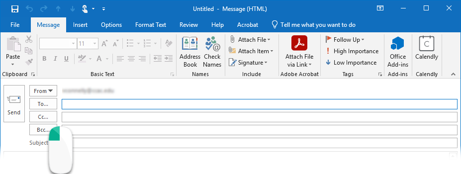 Sending a Mass Email Using a List of Emails from Outlook - CCAC's Help ...