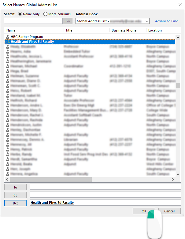 Sending a Mass Email Using a List of Emails from Outlook - CCAC's Help ...