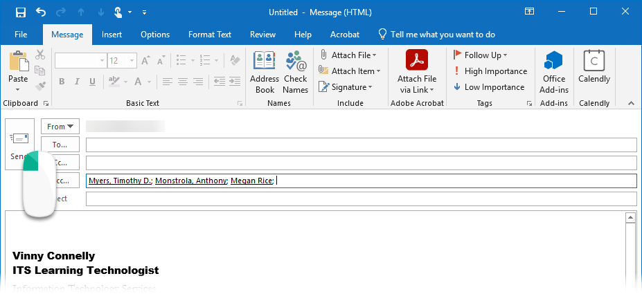 Sending a Mass Email Using a List of Emails from Outlook - CCAC's Help ...