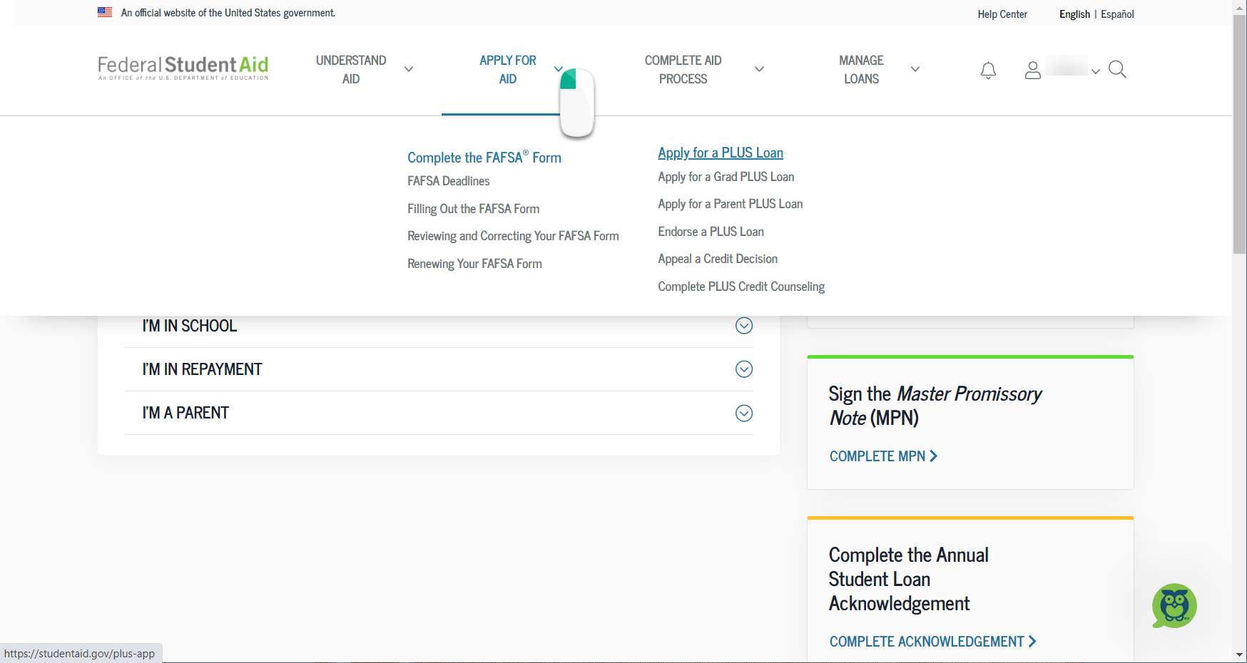 Requesting a Direct Parent Plus Loan - CCAC's Help Center