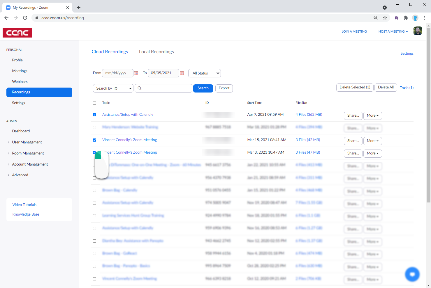 Zoom Meetings Advanced Guide (from your computer) - CCAC's Help Center