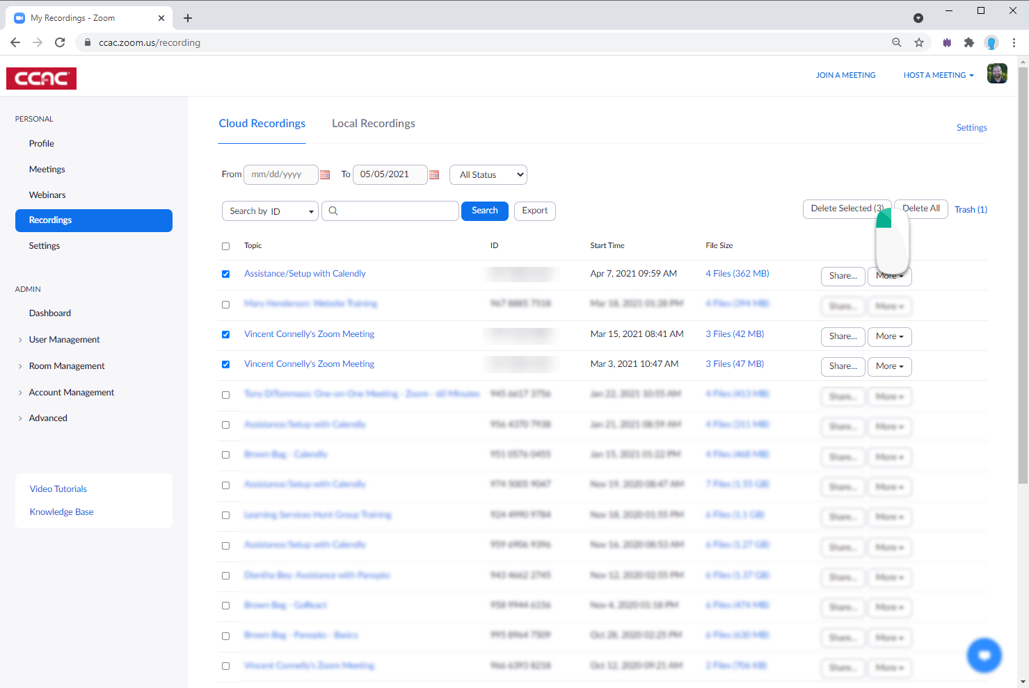 Zoom Meetings Advanced Guide (from your computer) - CCAC's Help Center