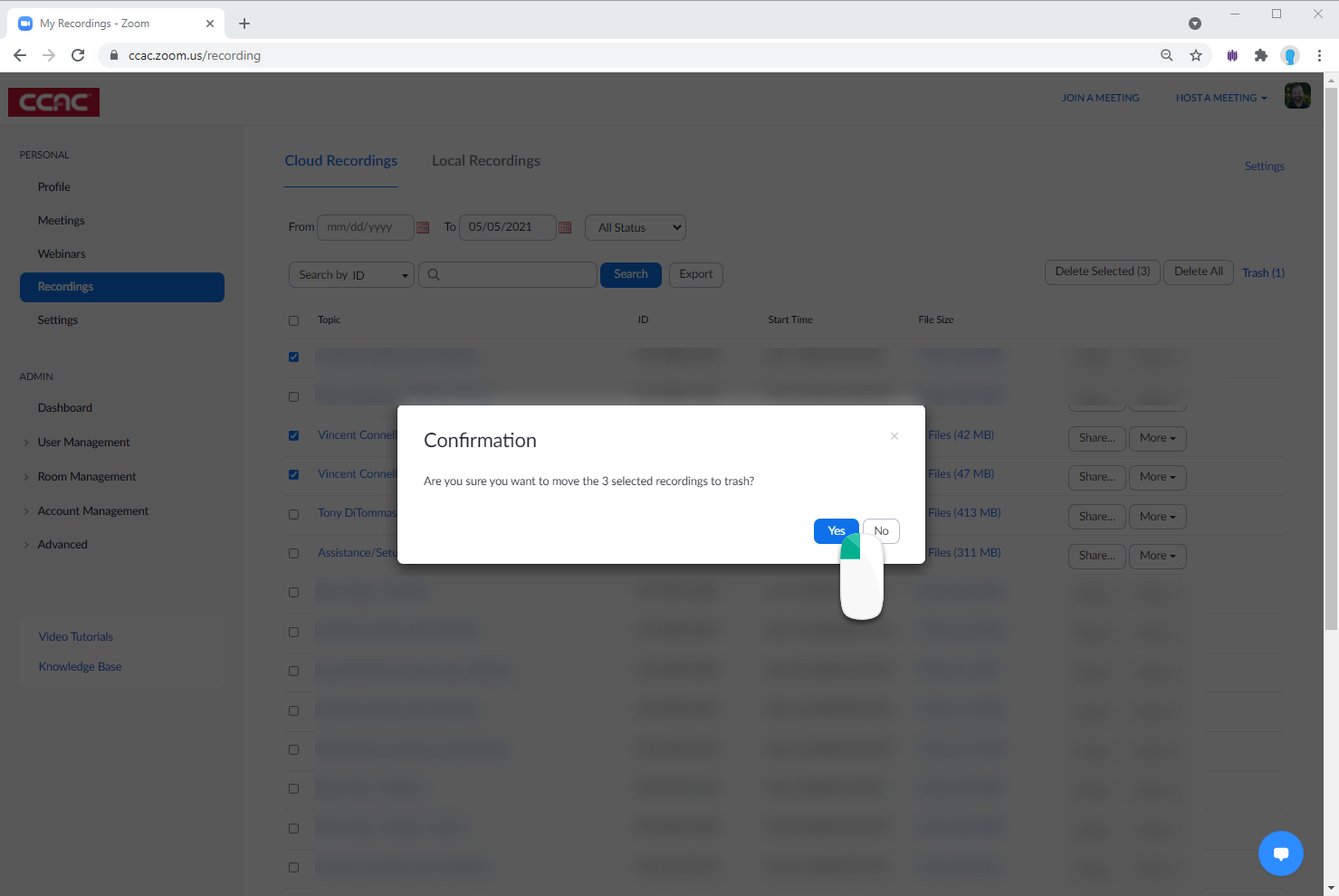 Zoom Meetings Advanced Guide (from your computer) - CCAC's Help Center