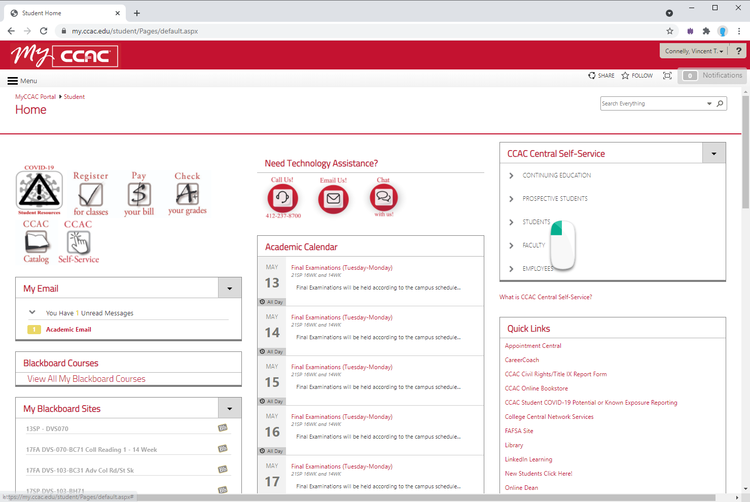 Verification of Enrollment - CCAC's Help Center