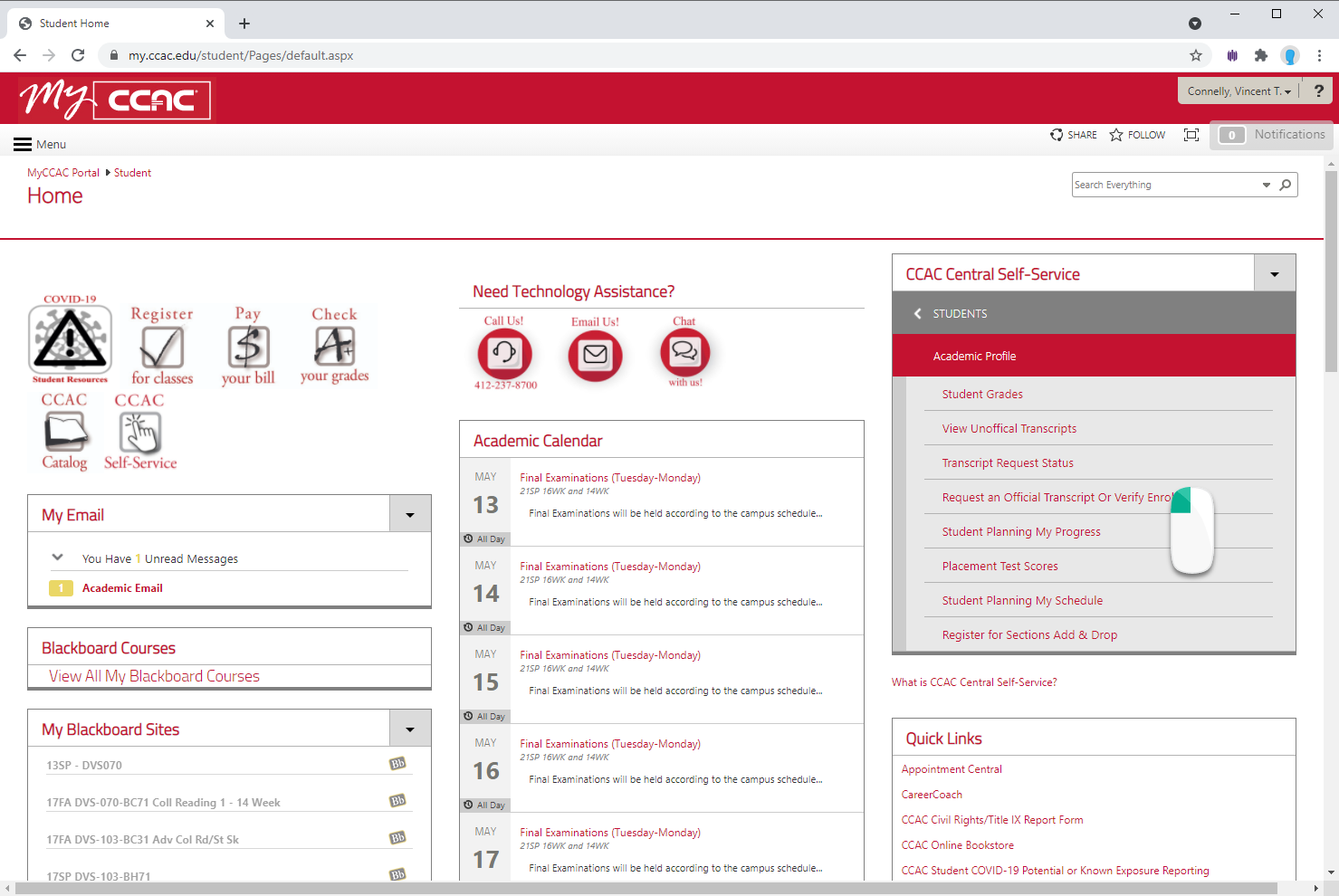 Verification of Enrollment - CCAC's Help Center