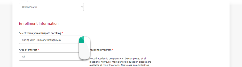 Creating an account to Apply to CCAC - New Student - CCAC's Help Center