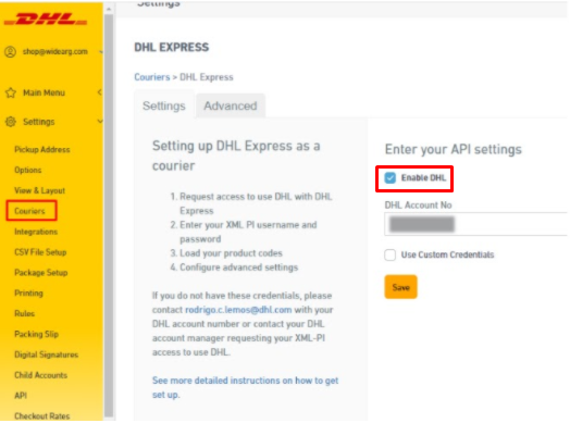 ¿Cómo integrar DHL a mi tienda? - Tiendanube