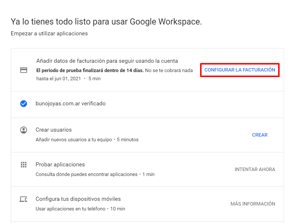 ¿Cómo crear cuentas de email con Google? - Tiendanube