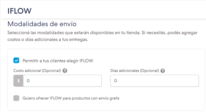 ¿Cómo integrar iFLOW a mi tienda? - Tiendanube