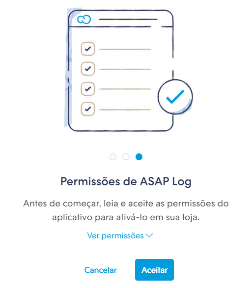 Como instalar o aplicativo ASAP Log? - Nuvemshop