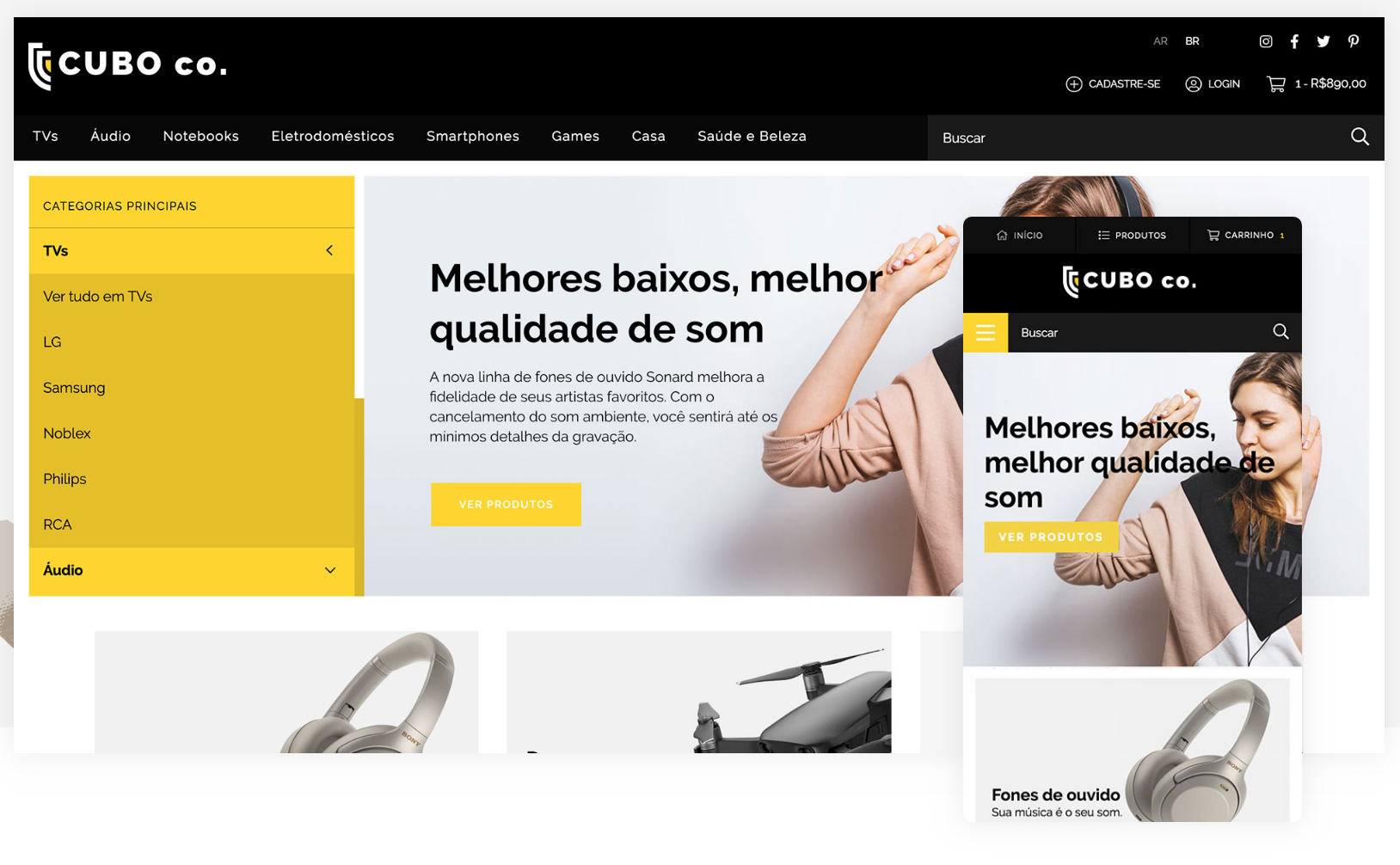 Como personalizar meu layout Cubo? - Nuvemshop