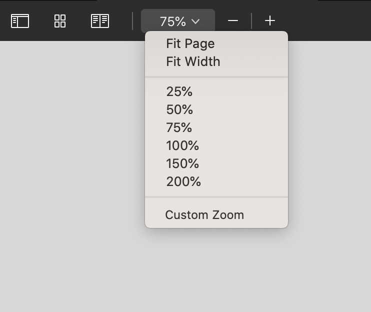 Zooming modes in PDF Expert | Help Center