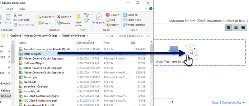 Upload files - Kellogg Community College