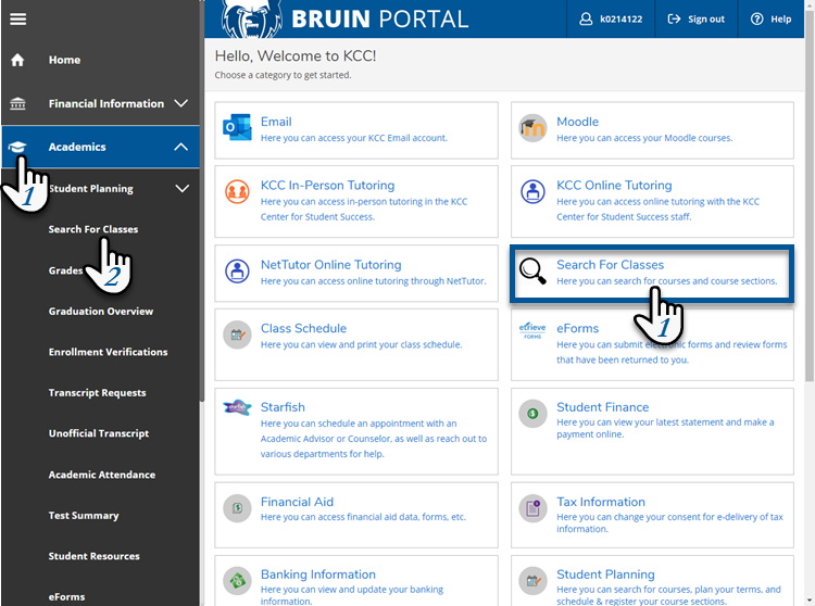 Search and Register - Kellogg Community College