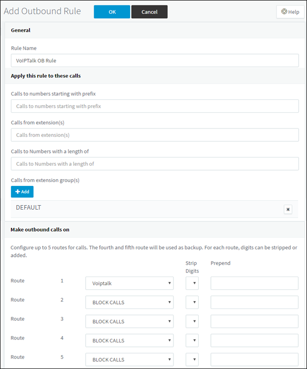Configuration Of A 3cx V15 V18 Pbx With A Voiptalk Sip Trunk Telappliant