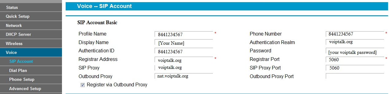 Configuring a TP-Link Router with a VoIPtalk SIP trunk - telappliant