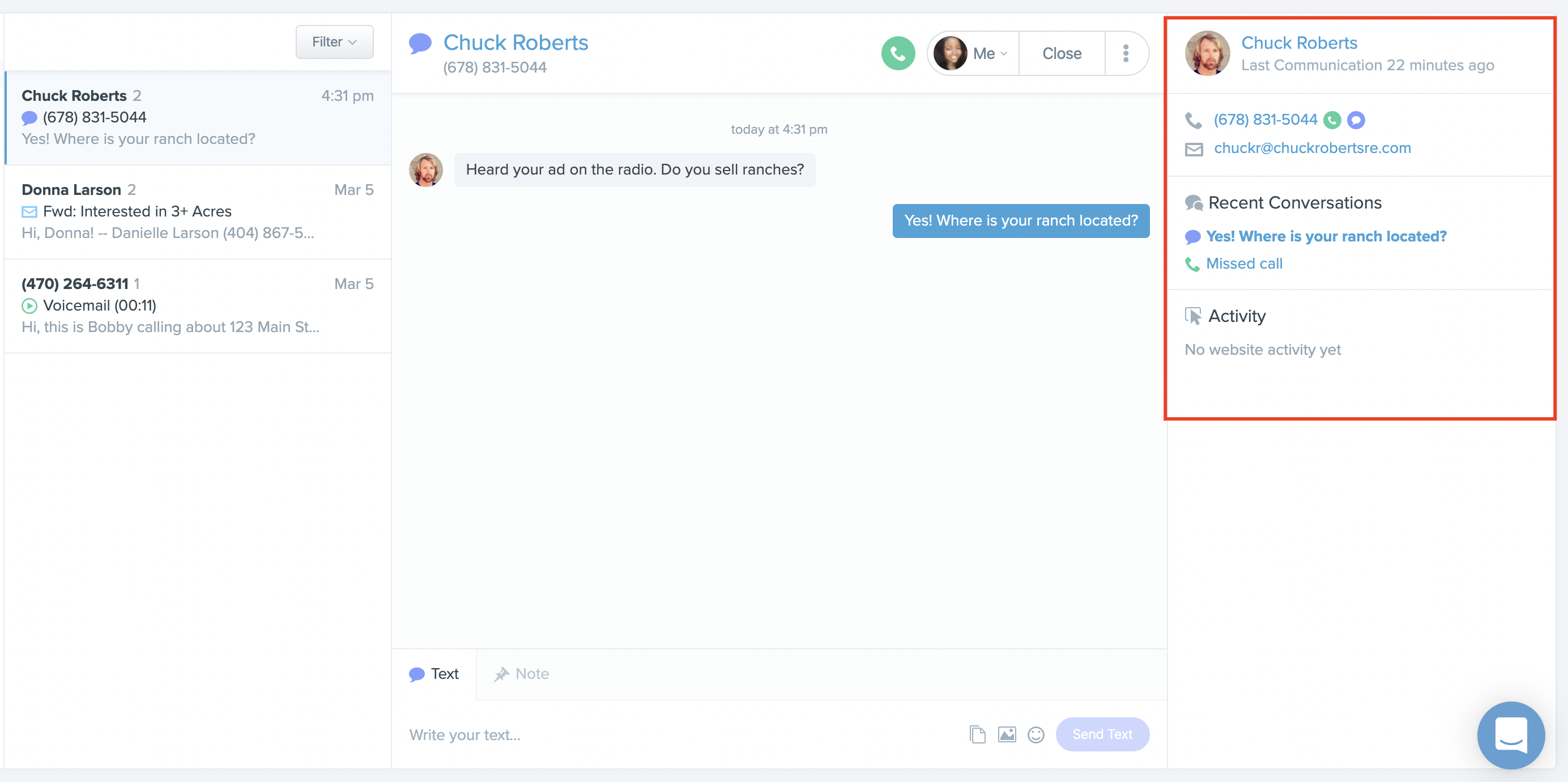 Inbox Overview – Follow Up Boss - Help Center