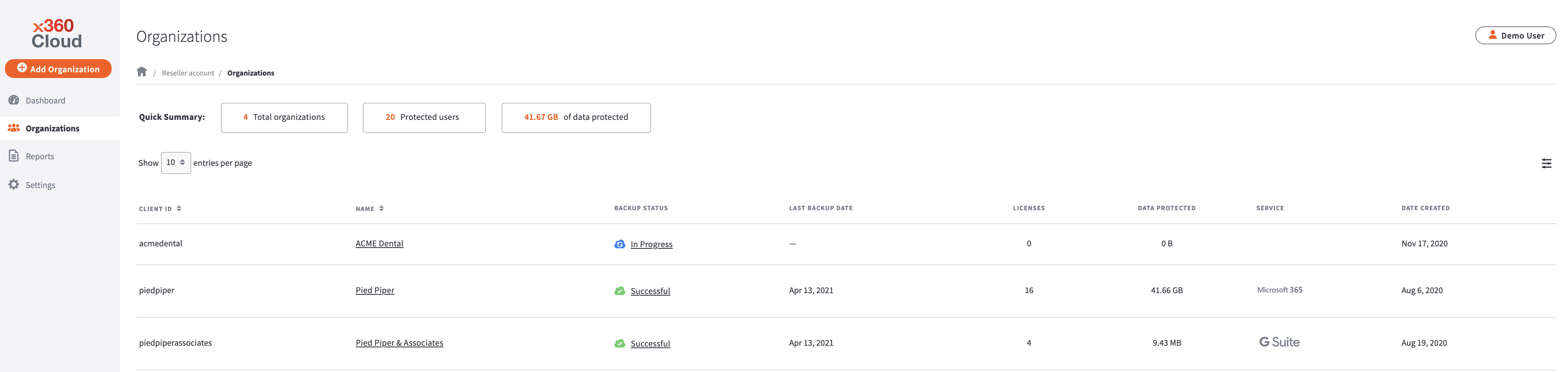 Search and view Microsoft 365 data - x360Cloud - Axcient