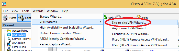 Configure IPSec site-to-site VPN: BRC - Axcient