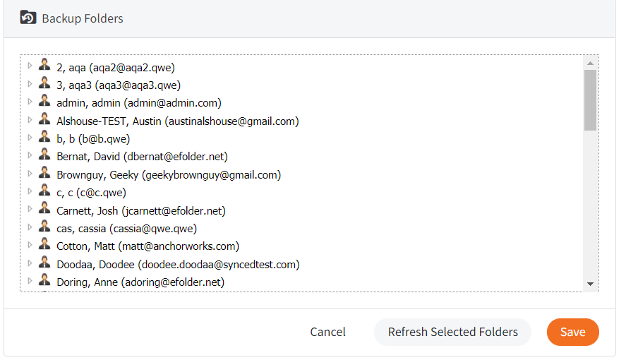 Create a new backup - x360Sync - Axcient