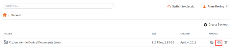 Backups - x360Sync - Axcient