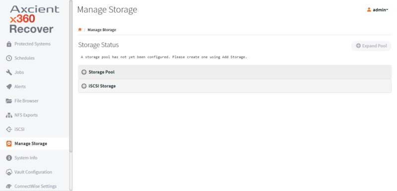 1b. Appliances: Configure and manage - Axcient