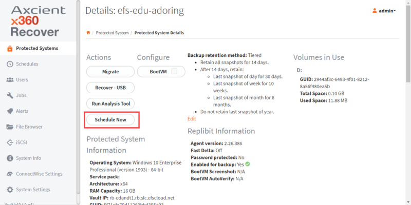 4. Manage & monitor from vault or appliance - Axcient