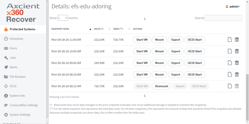 4. Manage & monitor from vault or appliance - Axcient