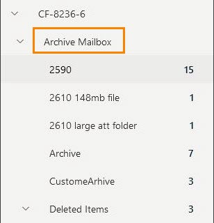 Microsoft 365 Archive Mailboxes - x360Cloud - Axcient