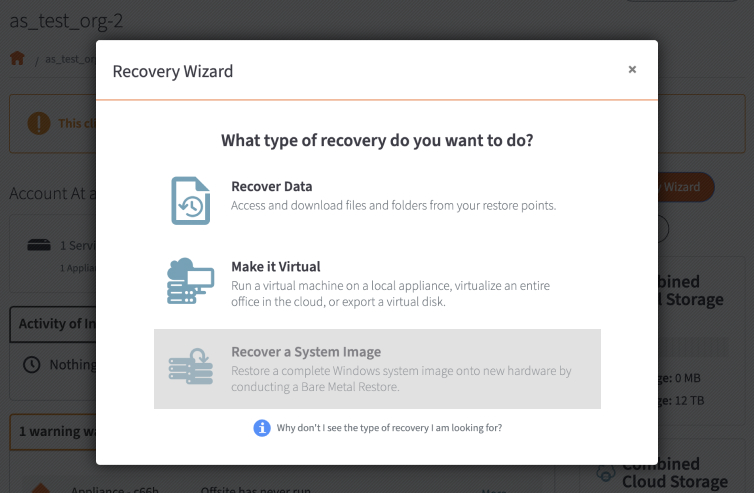 Virtual Office - Getting started - x360Recover (VO) - Axcient