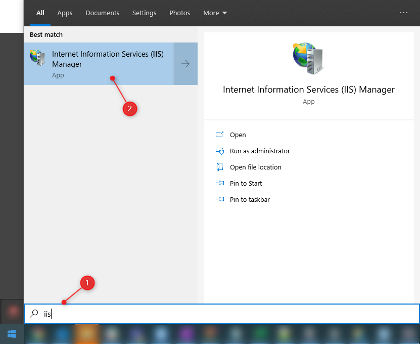 IIS Manager Remote Administration - Curanet