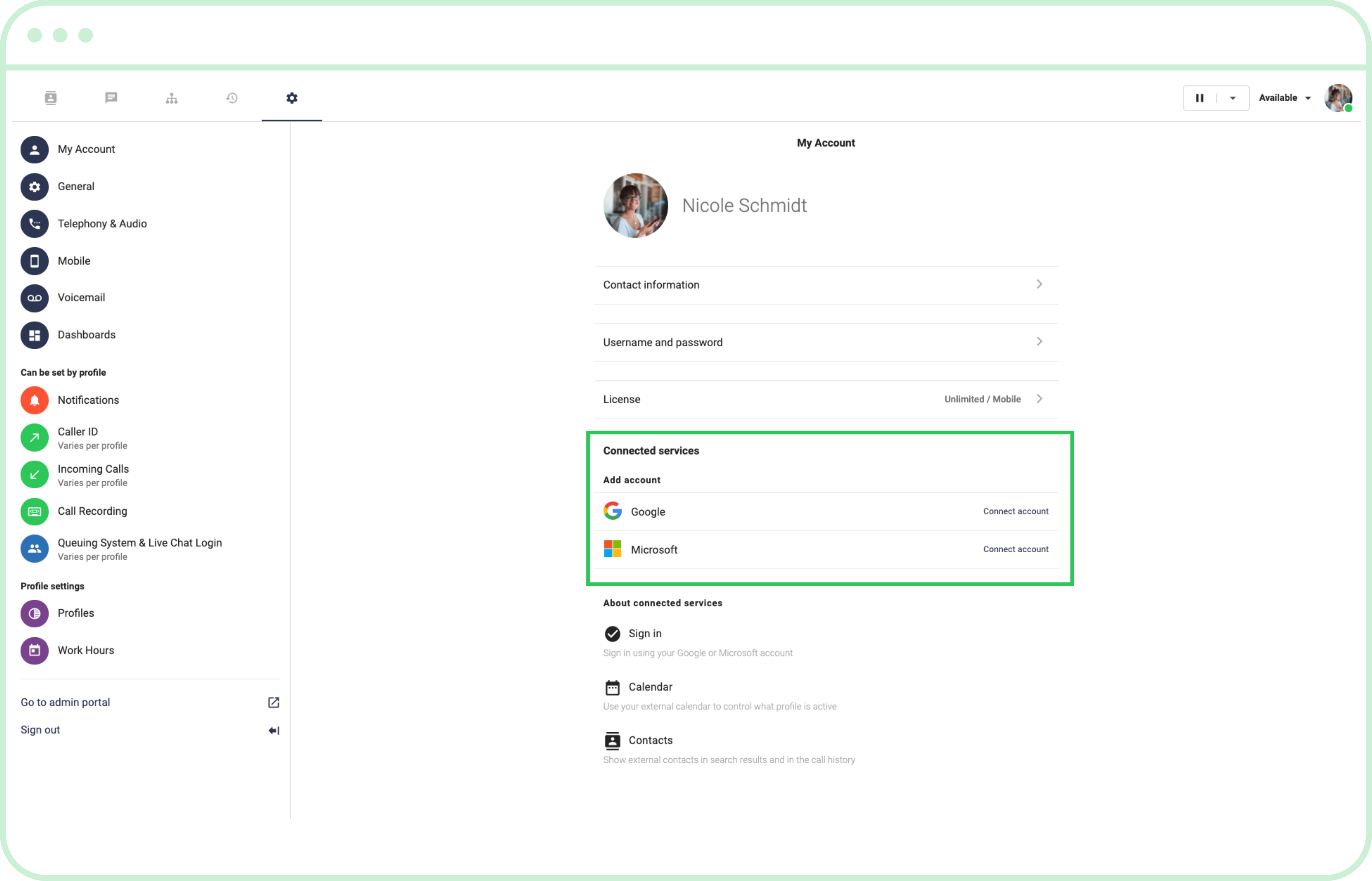 Connected services - Telavox