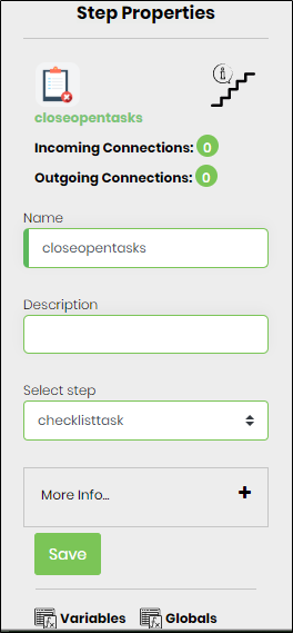 Close all open tasks for the instance - FlowWright