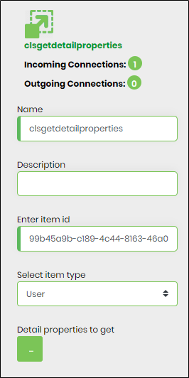 Get item detail propreties - FlowWright