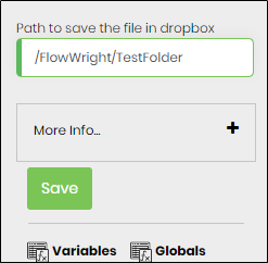 Upload File to Dropbox - FlowWright