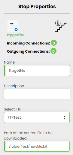 ftpGetFile Step - FlowWright