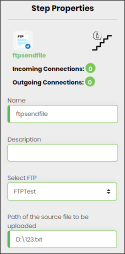 ftpSendFile Step - FlowWright