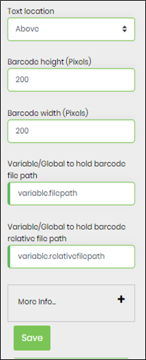 Generate barcode - FlowWright