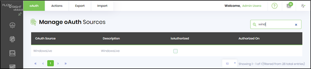 oneDriveDeleteFolder Step - FlowWright
