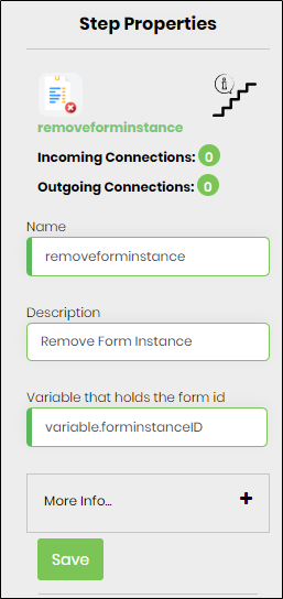 Remove form instance and its data - FlowWright
