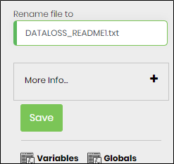 sftpRenameFile Step - FlowWright