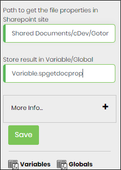 Get a SharePoint document Properties - FlowWright