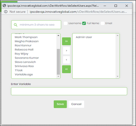 Route tasks to users - FlowWright