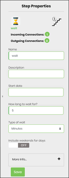 Make the instance sleep for a given time period - FlowWright
