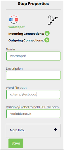 Convert Word to PDF - FlowWright