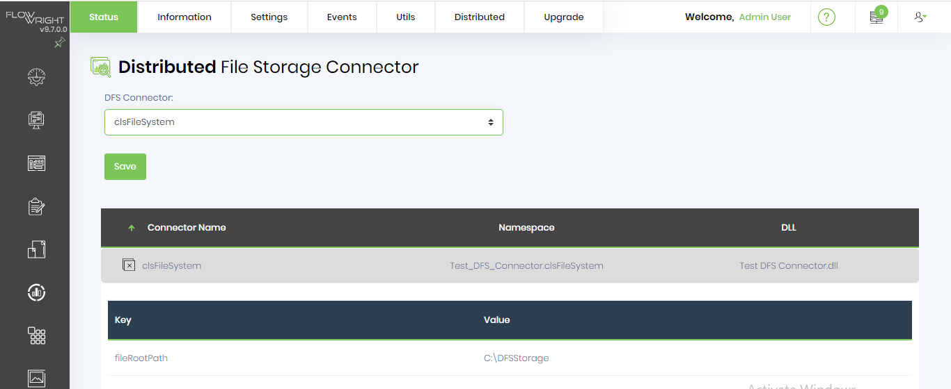 How To Build & Configure A Custom DFS Connector - FlowWright