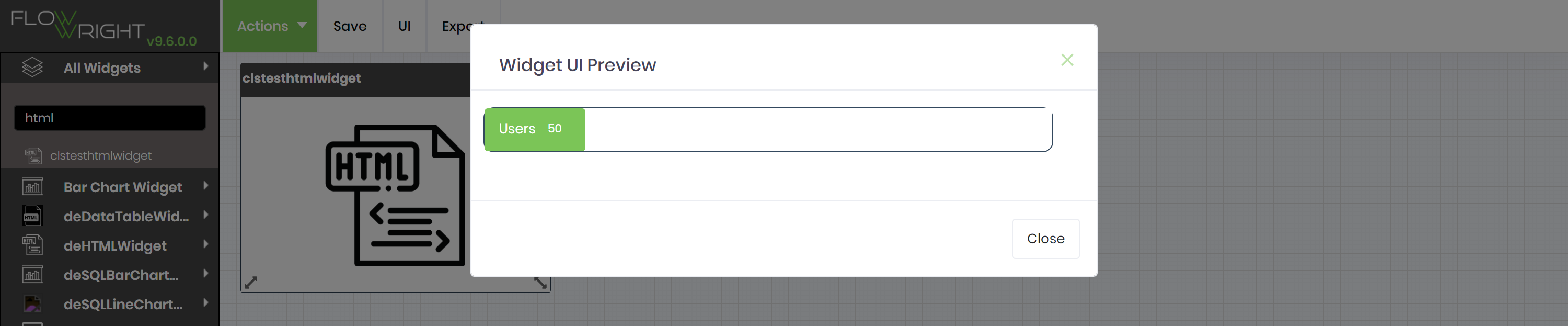 How To Build & Configure A Custom HTML Widget - FlowWright