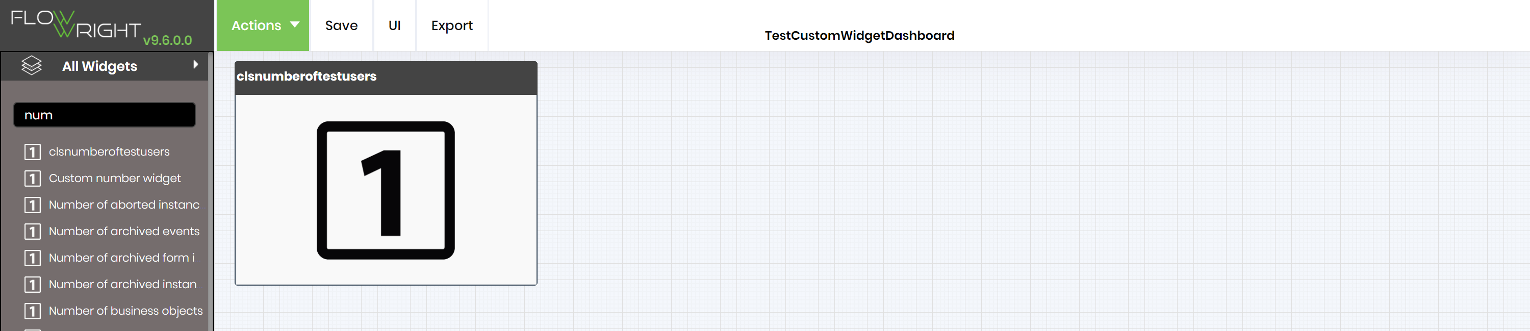 How To Build A Dashboard Number Widget - FlowWright