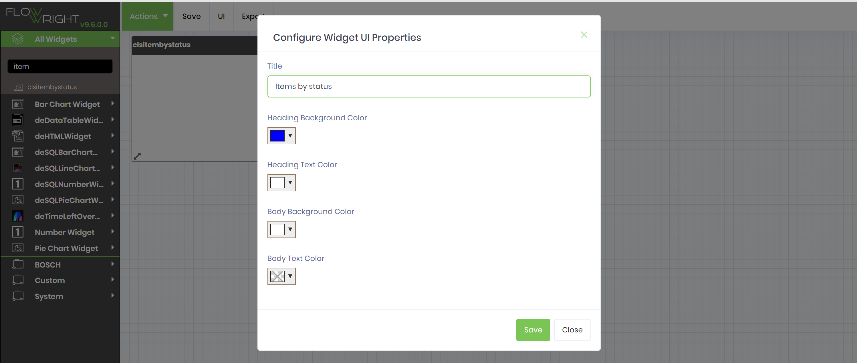 Dashboard Pie Chart Widget - FlowWright